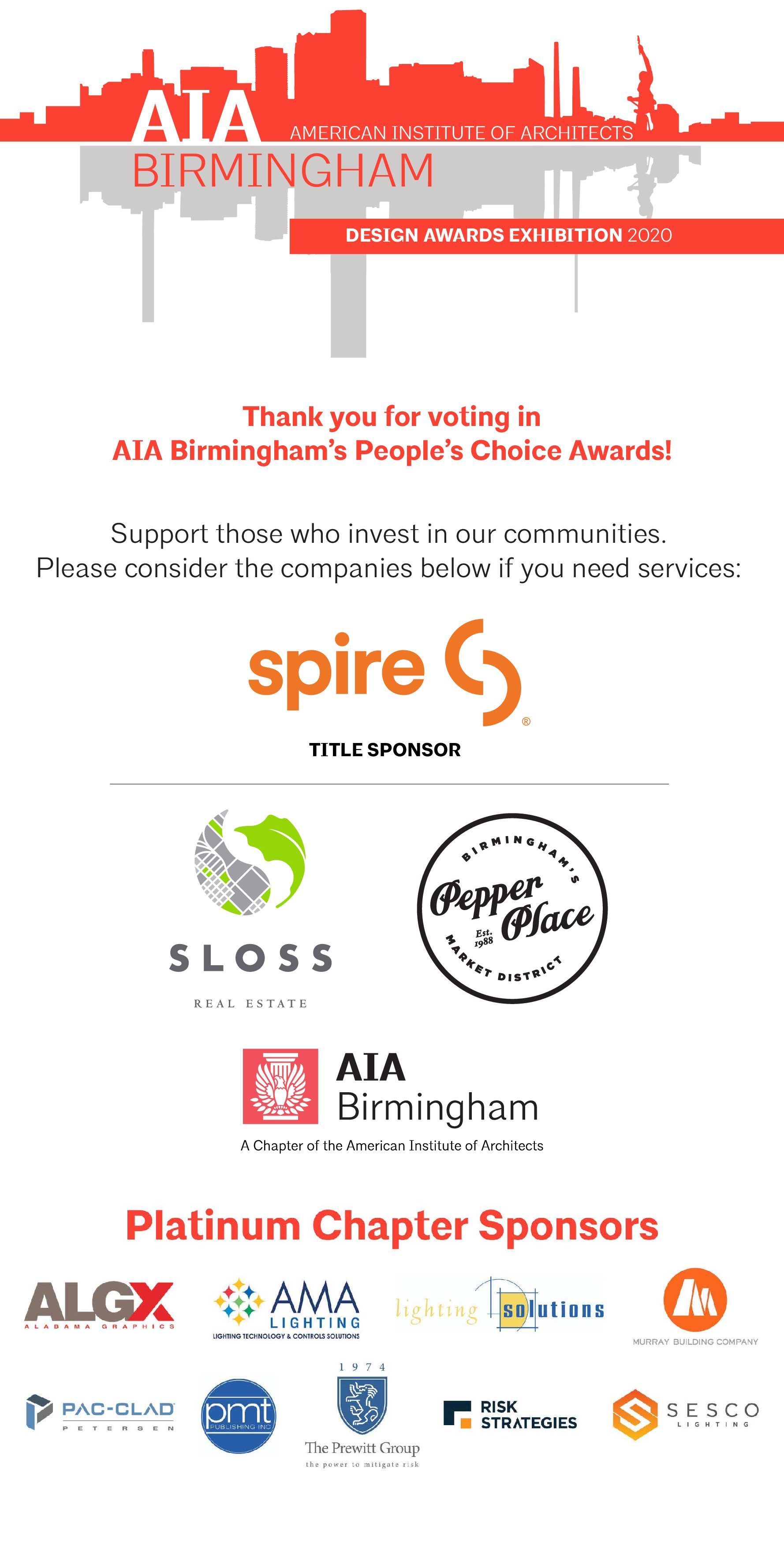 Thank you for voting! - AIA Birmingham