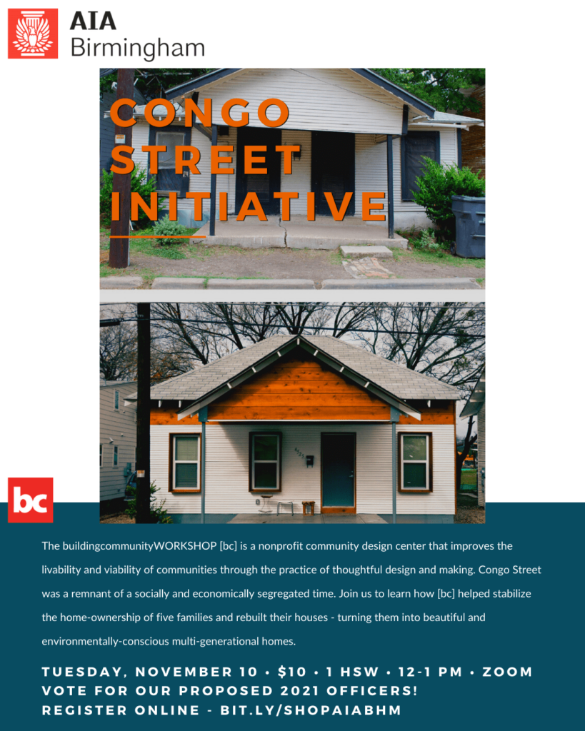 November Chapter Meeting: Congo Street Initiative - AIA Birmingham