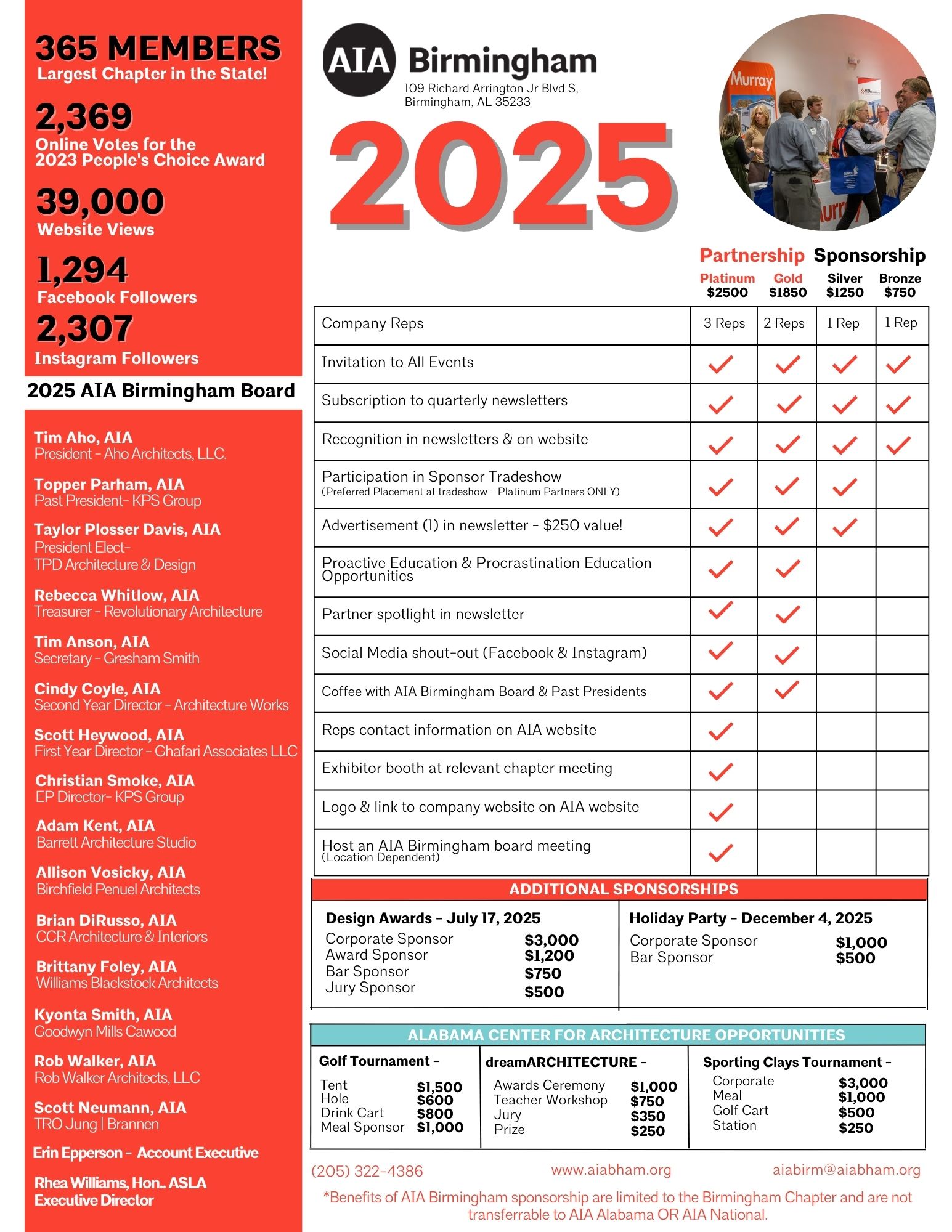 Sponsors - AIA Birmingham